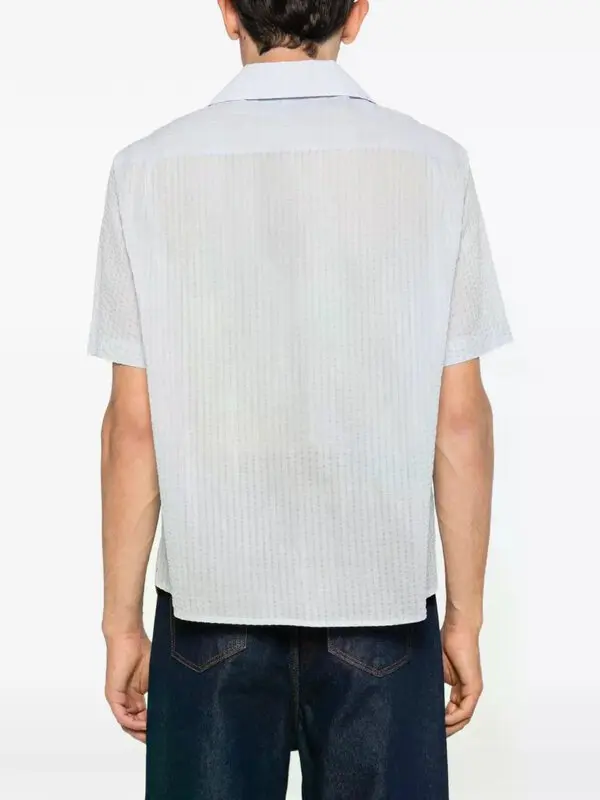 CARTER YOUNG Pocket Seersucker Shirt