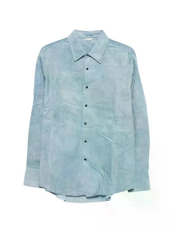 CARTER YOUNG Suede Western Shirt
