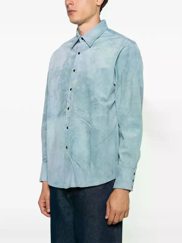 CARTER YOUNG Suede Western Shirt
