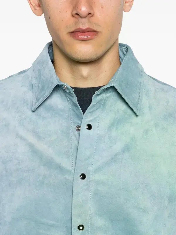 CARTER YOUNG Suede Western Shirt