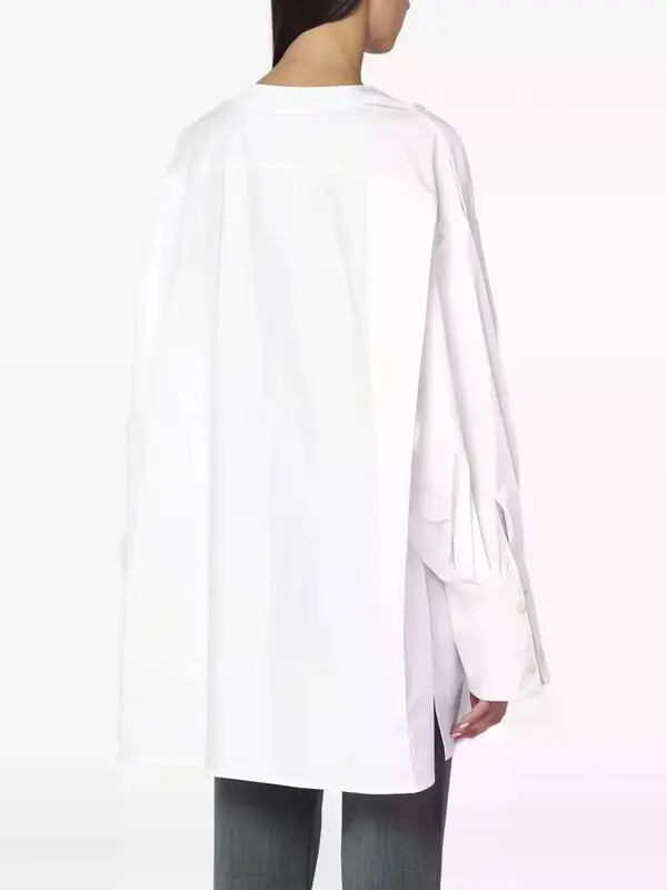 THELATEST Buttoned Mini Shirt Dress