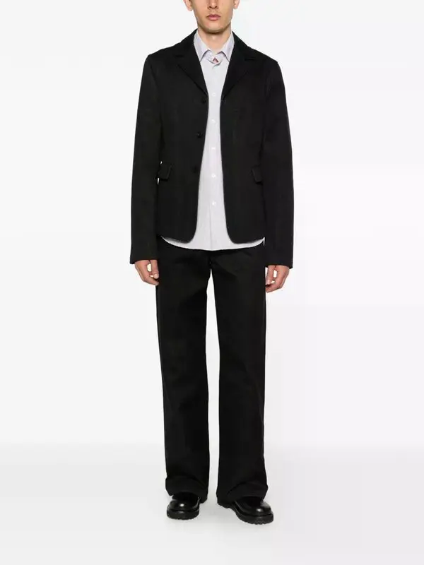 RIER Straight-leg Trousers - Black