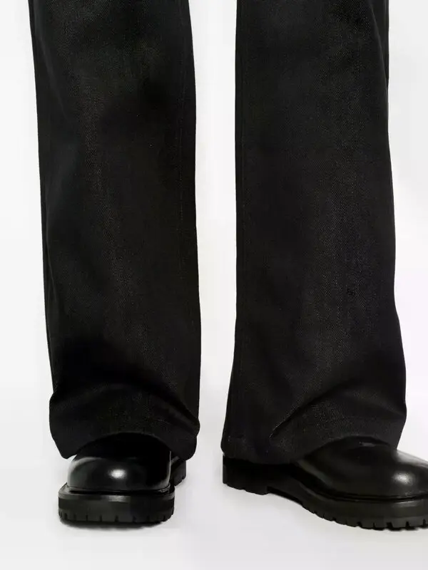 RIER Straight-leg Trousers - Black