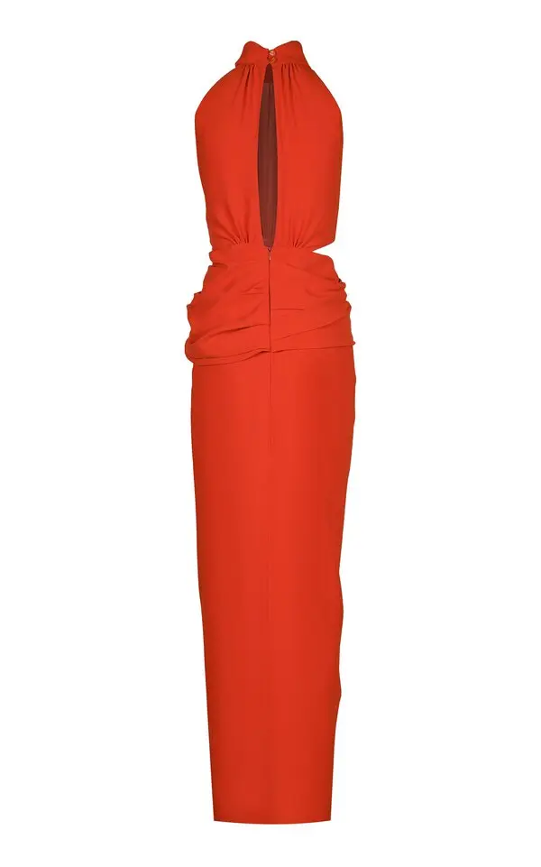 Johanna Ortiz Draped Maxi Dress