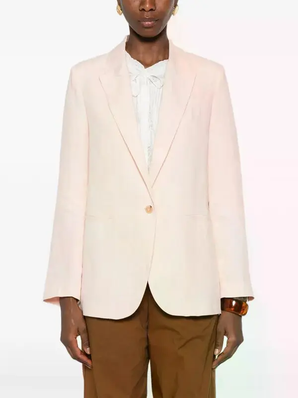 FORTE_FORTE Button-up Blazer - Pink