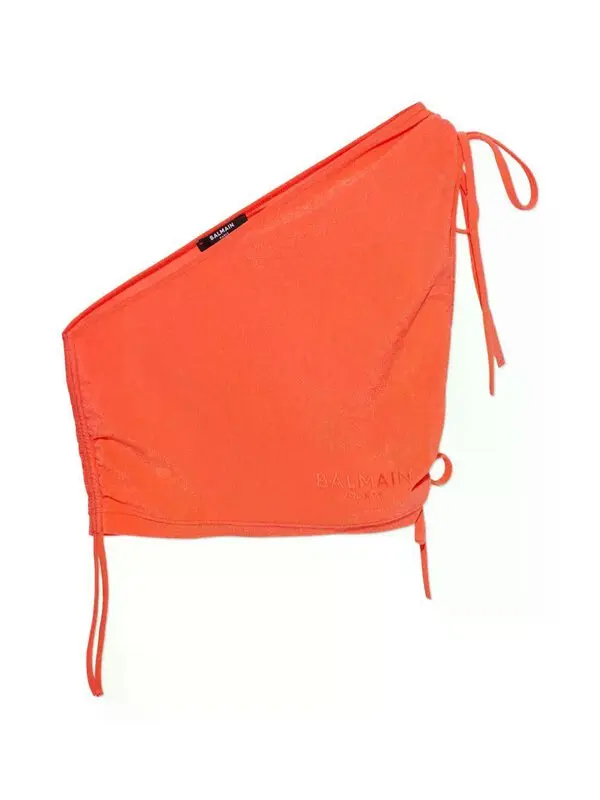 Balmain One-shoulder Tie Top