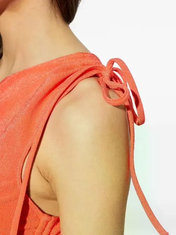 Balmain One-shoulder Tie Top