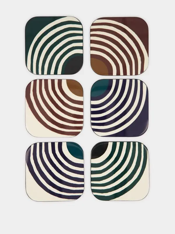 MAISON SARAH LAVOINE Mirage Lacquered Coasters Set