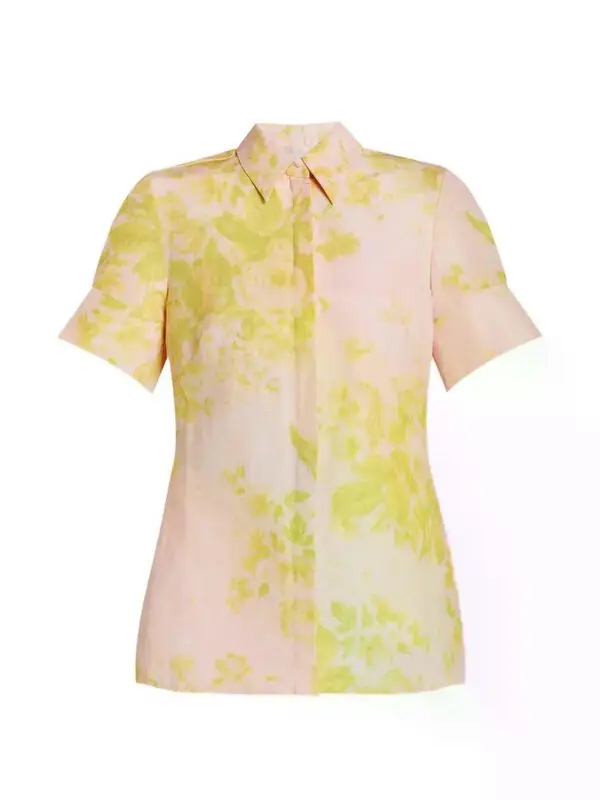 Erdem Floral Print Short-sleeve Shirt
