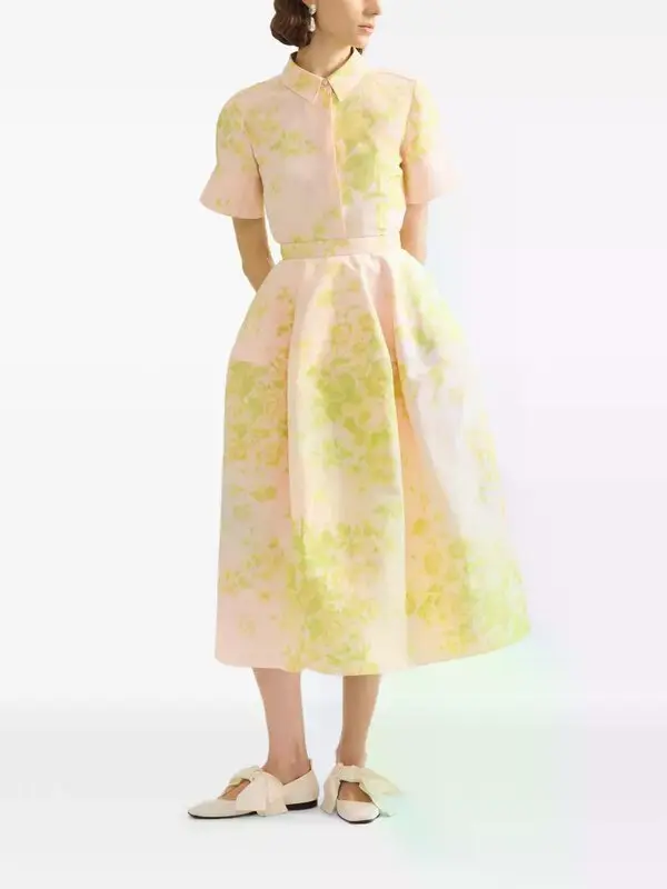 Erdem Floral Print Short-sleeve Shirt