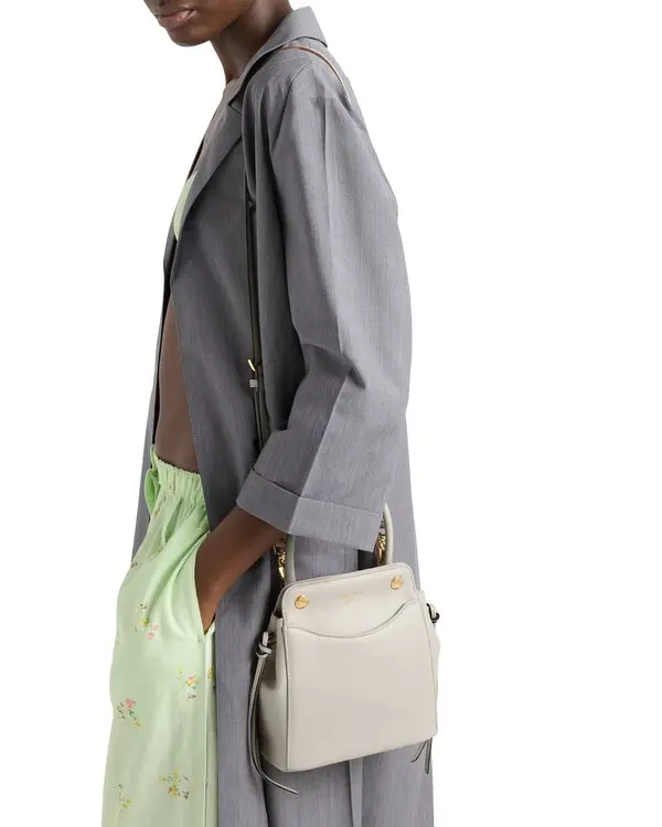 Prada Mini Leather Handbag - White