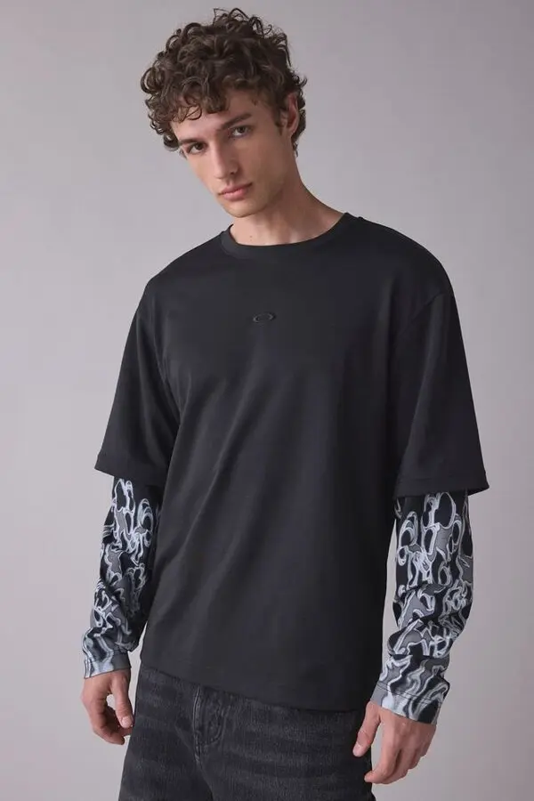 Oakley Bubble Ellipse Logo Double Layer Tee
