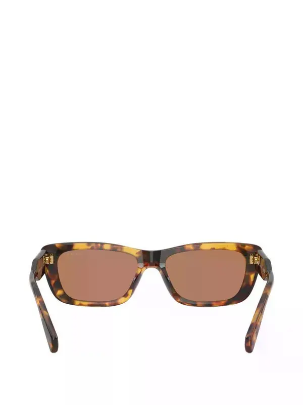 Miu Miu Tortoiseshell-effect Sunglasses - Brown