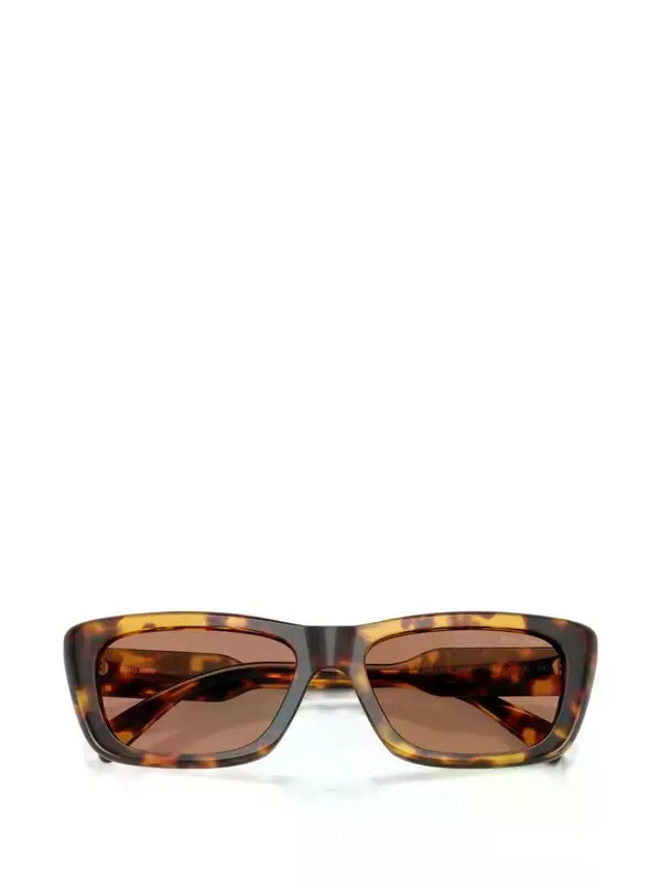Miu Miu Tortoiseshell-effect Sunglasses - Brown