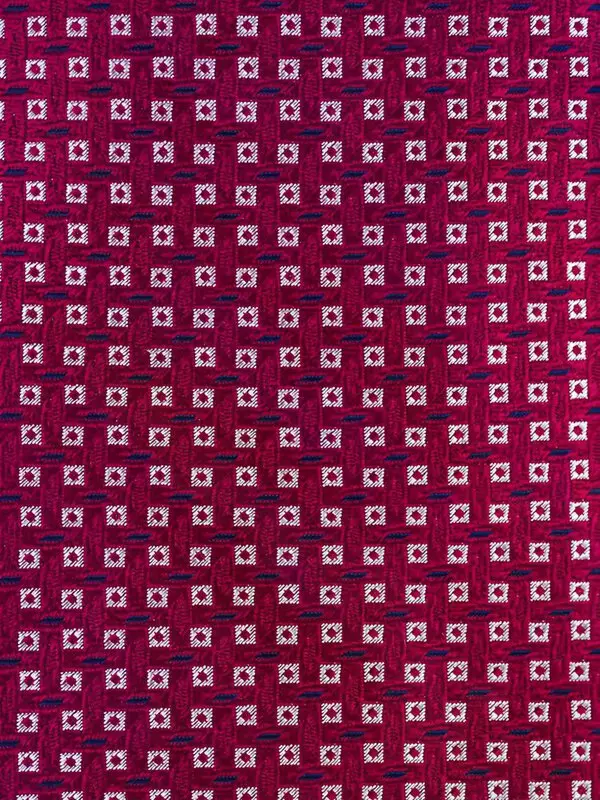 Canali Patterned Neck Tie - Red