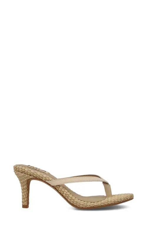 Mia Zania Thong Sandals - Bone Leath