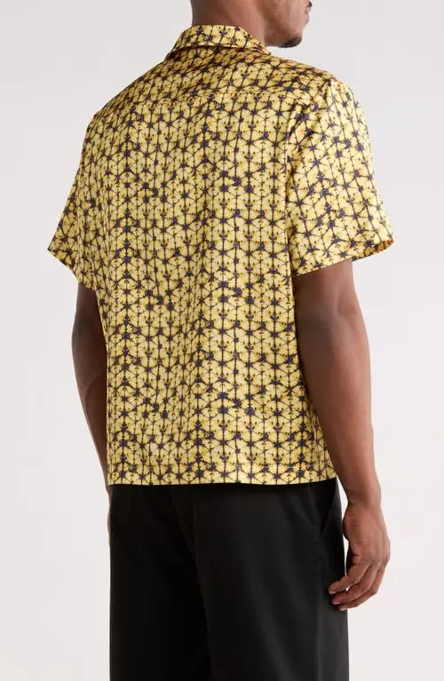RIZORT Fiz Camp Shirt - Yellow