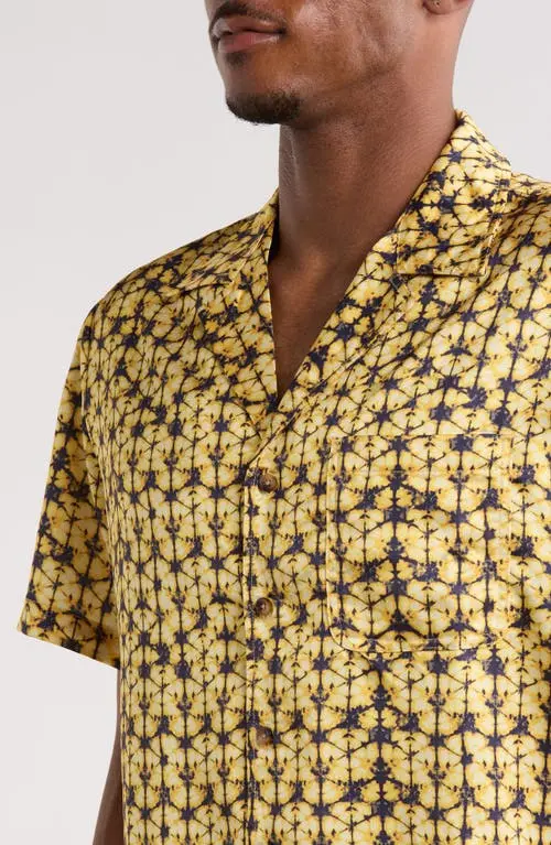 RIZORT Fiz Camp Shirt - Yellow