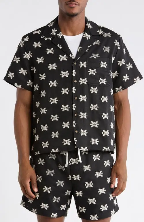 RIZORT Ronan Embroidered Camp Shirt