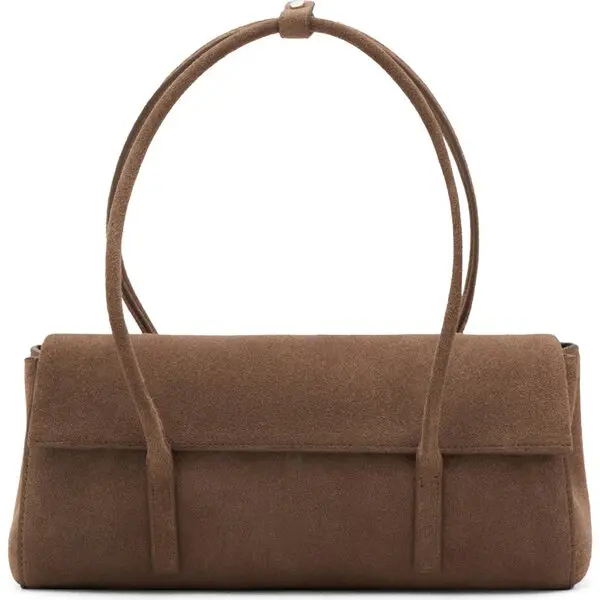 Mango Suede Shoulder Bag