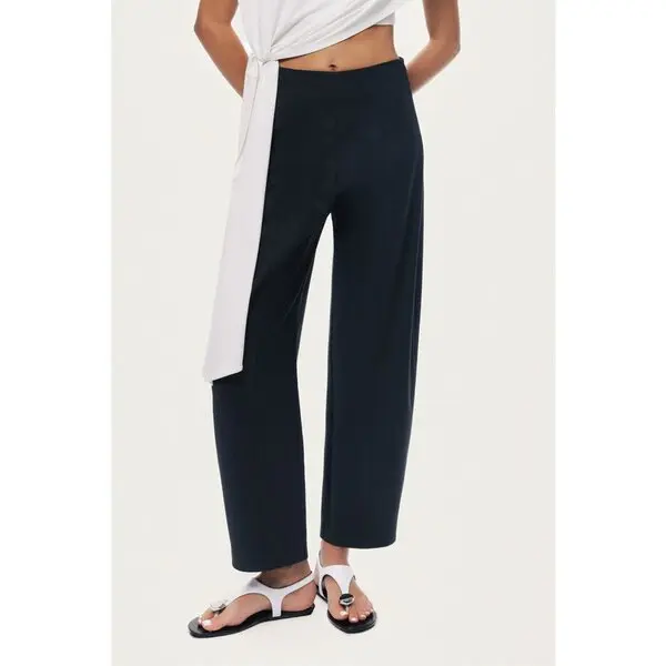 NOCTURNE Tailored Straight-leg Pants - Black