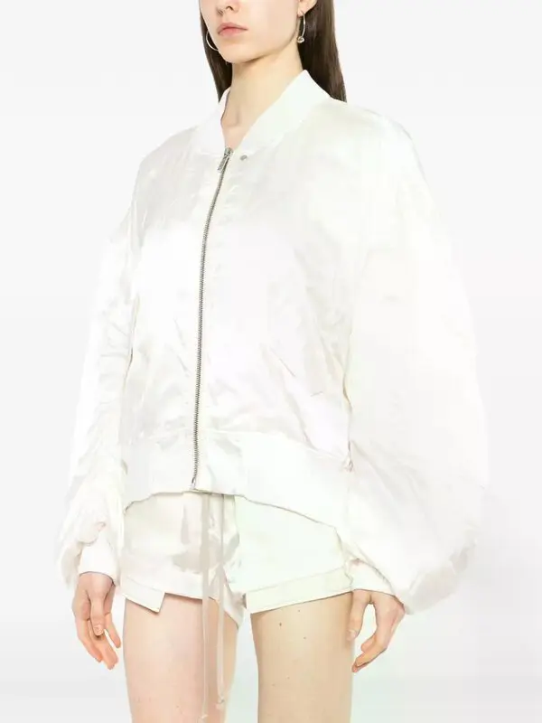 Rick Owens Secchia Flight Jacket - White