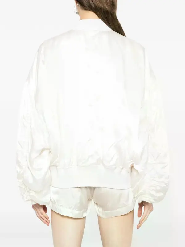 Rick Owens Secchia Flight Jacket - White
