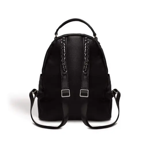 LABANTE LONDON Camberwell Quilted Vegan Backpack - Black