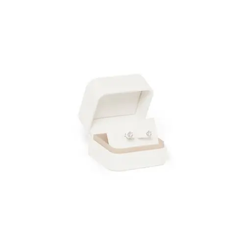 LABANTE LONDON Moissanite Solitaire Stud Earrings