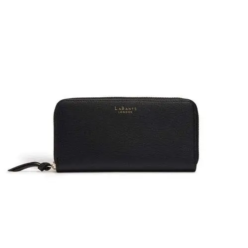 LABANTE LONDON Serene Vegan Zip Around Wallet - Black
