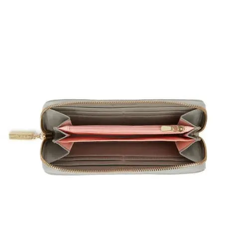 LABANTE LONDON Serene Vegan Zip Around Wallet - Grey