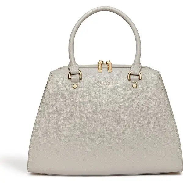 LABANTE LONDON Magnolia Vegan Mini Bowling Bag - Gray