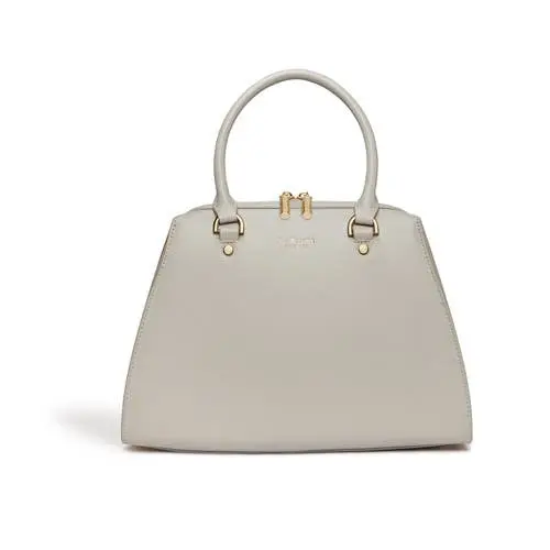 LABANTE LONDON Magnolia Vegan Mini Bowling Bag - Gray