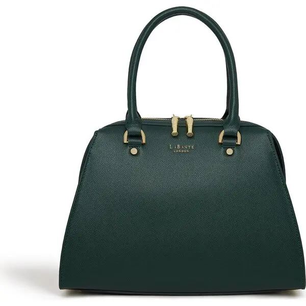 LABANTE LONDON Magnolia Vegan Mini Bowling Bag - Green