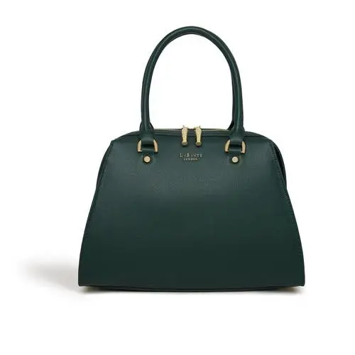 LABANTE LONDON Magnolia Vegan Mini Bowling Bag - Green