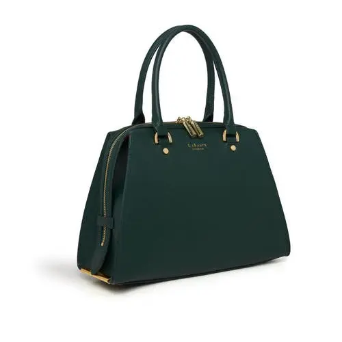 LABANTE LONDON Magnolia Vegan Mini Bowling Bag - Green