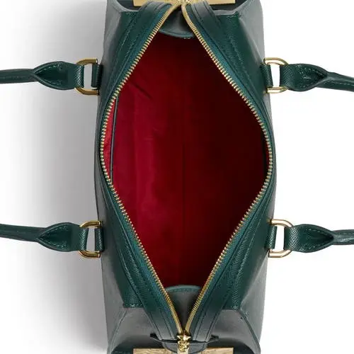 LABANTE LONDON Magnolia Vegan Mini Bowling Bag - Green
