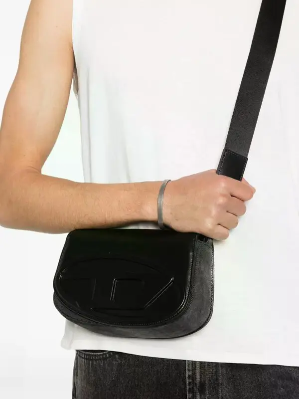 DIESEL® 1dr Messenger Bag - Black
