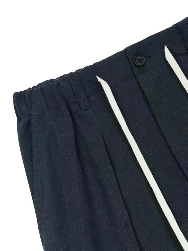 STUDIO TOMBOY Elastic Waist Shorts - Blue