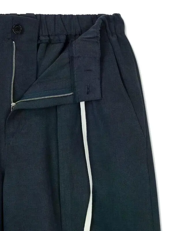 STUDIO TOMBOY Elastic Waist Shorts - Blue