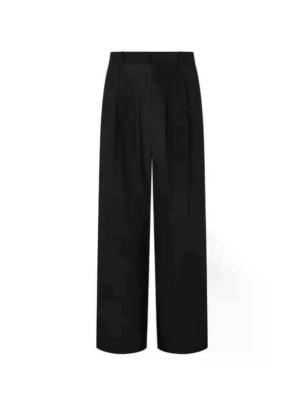 STUDIO TOMBOY Pleated Basic Trousers - Black
