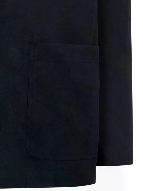 STUDIO TOMBOY Button Patch Pocket Jacket - Blue