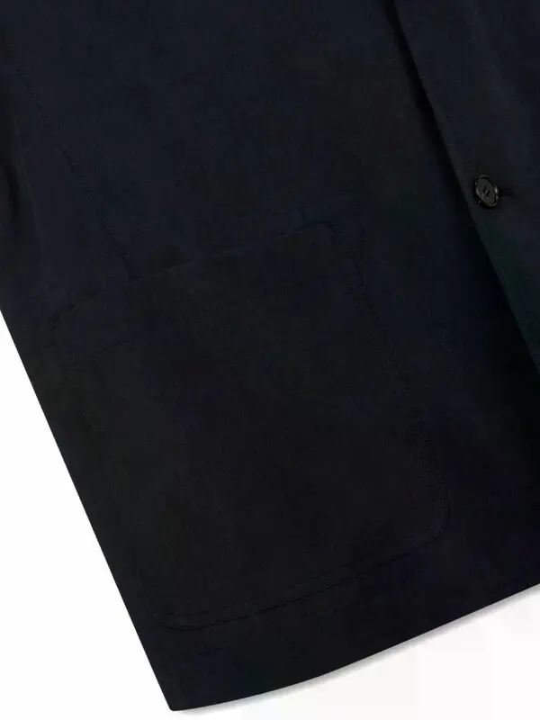 STUDIO TOMBOY Button Patch Pocket Jacket - Blue