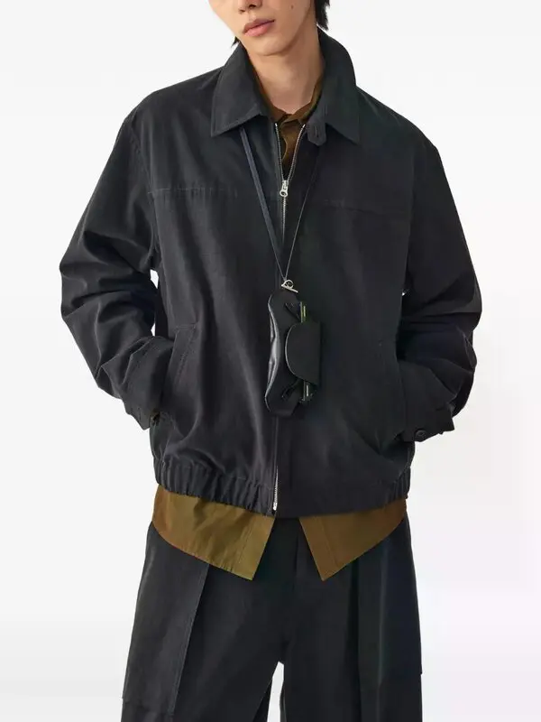 STUDIO TOMBOY Zip Collar Jacket - Black