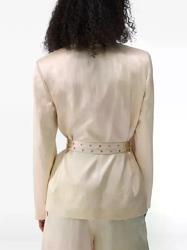 Liu Jo Single-breasted Blazer With Belt