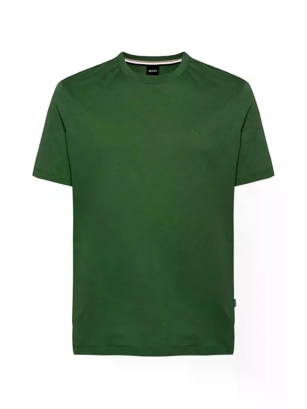BOSS Embroidered-logo T-shirt - Green