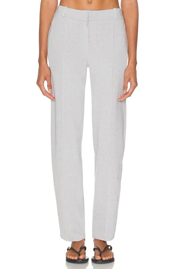 SRG Marielle Knit Tapered Pant - Light Grey