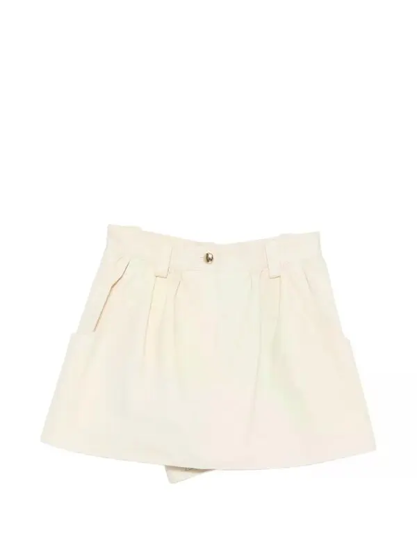Maje Side-pocket Shorts - Neutrals