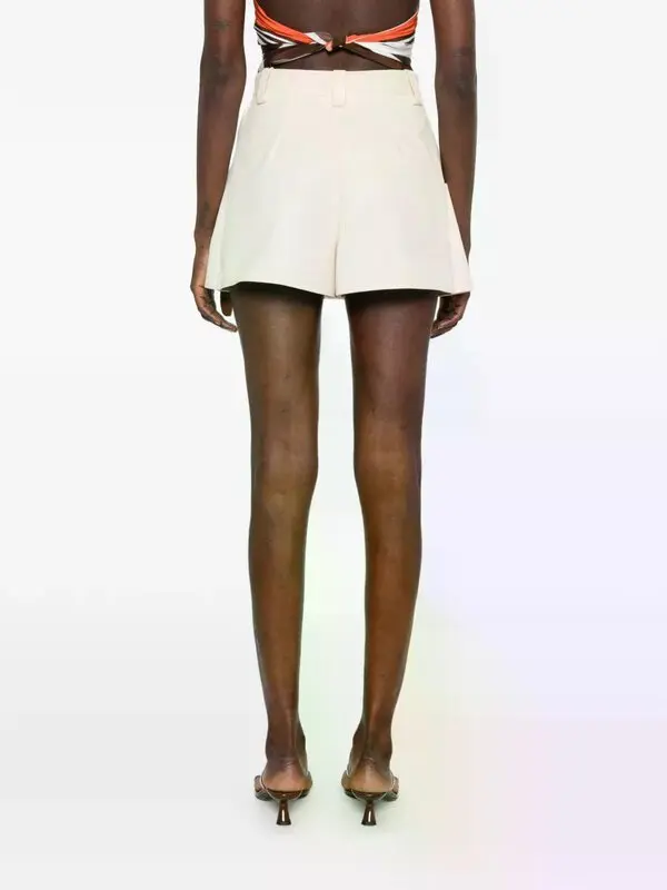Maje Side-pocket Shorts - Neutrals