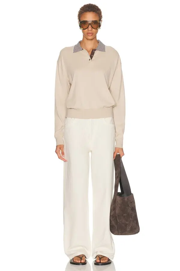 SRG Marielle Long Sleeve Knit Polo